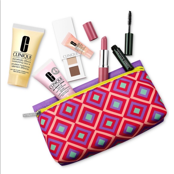 Clinique | Makeup | Clinique 7 Pc Gift Set Lipstick Lotion Mascara ...